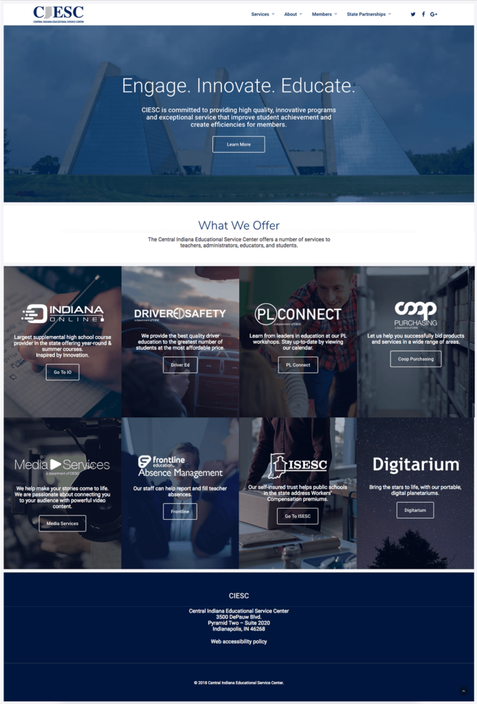 Central Indiana Education Services Center | GIXXY Digital Marketing